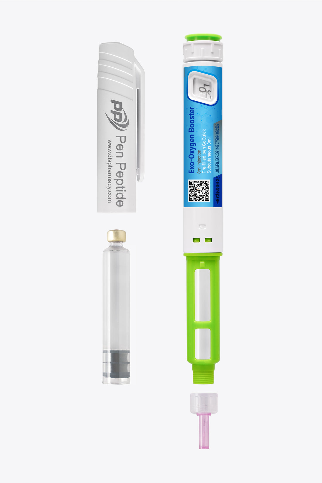 Exo-Oxygen Booster with Exosomes | 3ml - Stabilized Formula – Pen ...